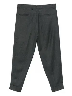 BERWICH Chiaia Pleated Trousers - Grey