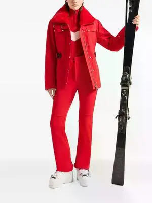Fusalp Fur Collar Ski Jacket - Red