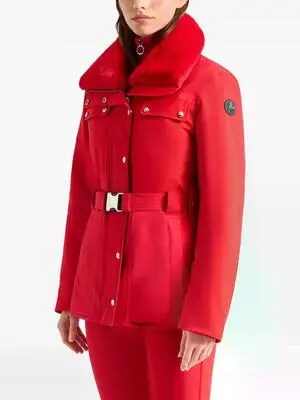 Fusalp Fur Collar Ski Jacket - Red