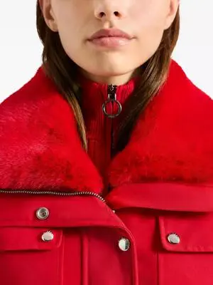 Fusalp Fur Collar Ski Jacket - Red