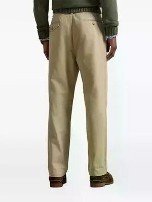 Polo Ralph Lauren Pleated Twill Trousers - Neutrals