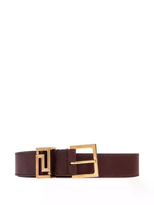 Versace Greca Goddess Leather Belt - Red