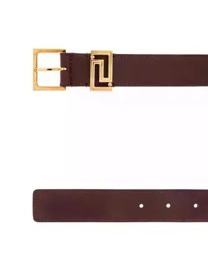 Versace Greca Goddess Leather Belt