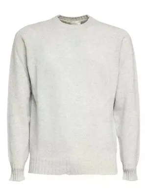 FILIPPO DE LAURENTIIS Crew-neck Long-sleeve Sweater - Grey