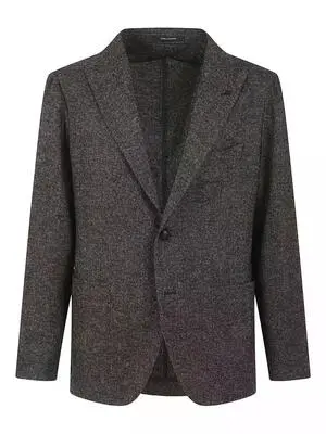 Tagliatore Herringbone Single-breasted Jacket