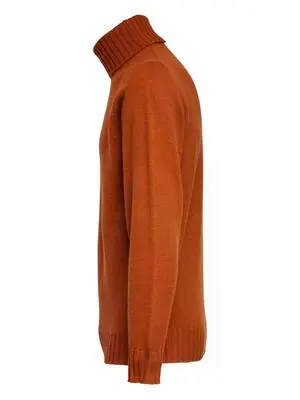 FILIPPO DE LAURENTIIS Dolcevita Roll-neck Sweater - Orange