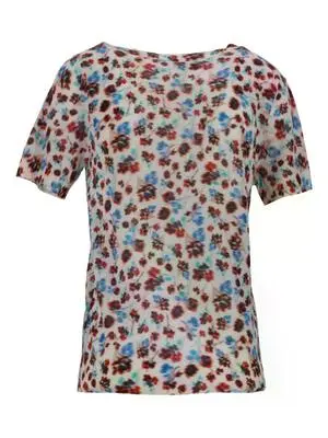 Paul Smith Floral-pattern T-shirt - Neutrals