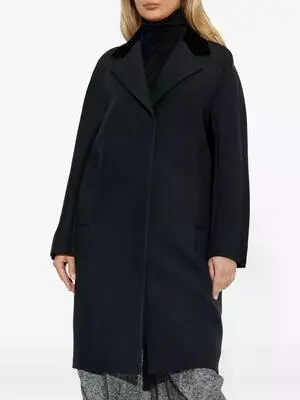Max Mara Mammola Velvet-collar Coat