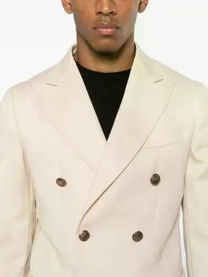 SANTANIELLO Double-breasted Jacket With Pockets
