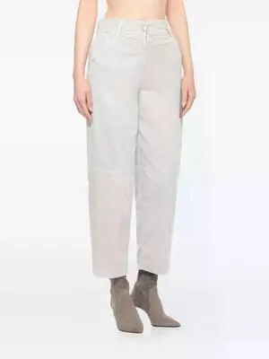 PANICALE Tapered Cotton Trousers