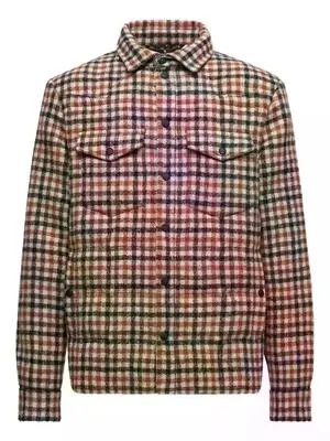Moncler Gelt Wool Padded Shirt Jacket - Neutrals