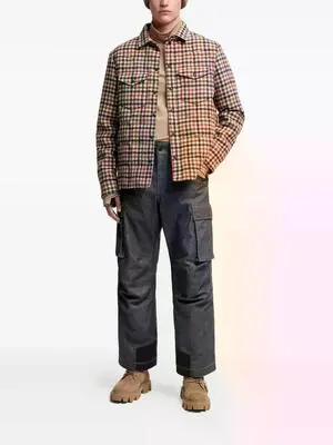 Moncler Gelt Wool Padded Shirt Jacket - Neutrals