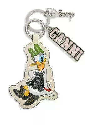 GANNI X Disney Leather Keyring - Neutrals