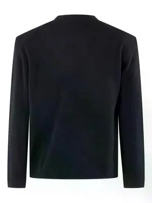 Maison Kitsuné Fox-head Sweater - Black