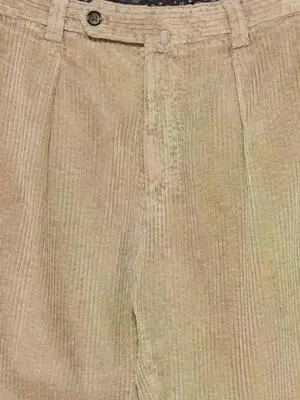 BERWICH Chiaia Gd Pleated Corduroy Trousers - Neutrals