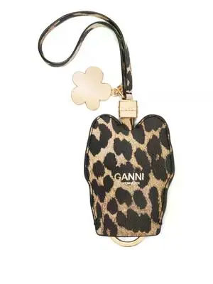 GANNI X Disney Daisy Duck Leopard Key Bell - Brown