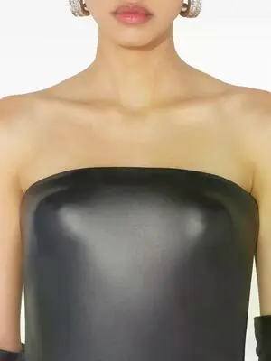 Jean Paul Gaultier Leather Strapless Top