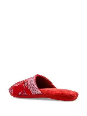 Versace Barocco-print Slippers