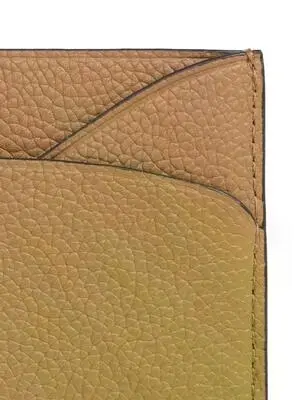 Tory Burch Romy Leather Card Holder - Brown