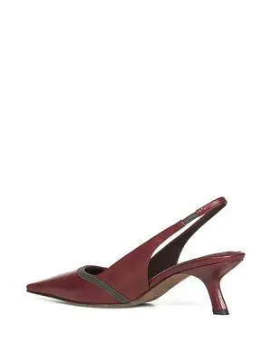 Brunello Cucinelli 65mm Monili Pumps