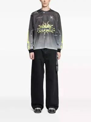 44 LABEL GROUP Voltage Long-sleeve T-shirt
