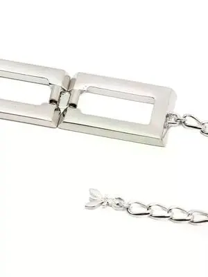 Patrizia Pepe Rectangle Chain Necklace