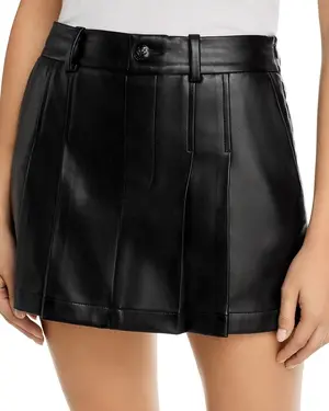 Rag & Bone Esme Faux Leather Skort