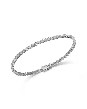 Bloomingdale'S Diamond Tennis Bracelet - White Gold