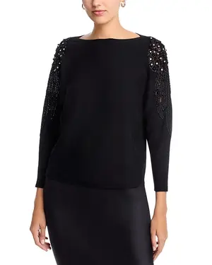 Sioni Trimmed Sweaters For Women