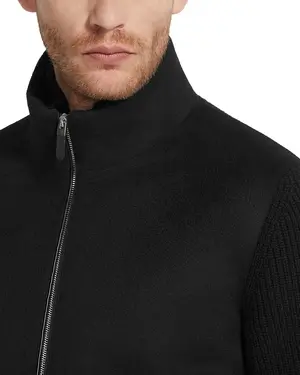 Zegna Oasi Cashmere Full Zip Sweater - Black