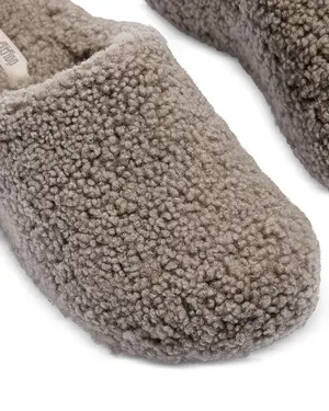 Fitflop Shuv Shearling Clogs - Taupe