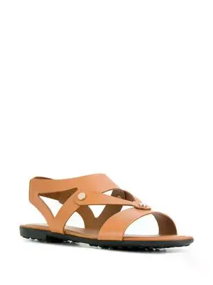 TOD'S Studded Flat Sandals