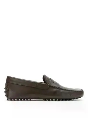 TOD'S Pebbled Leather Loafers