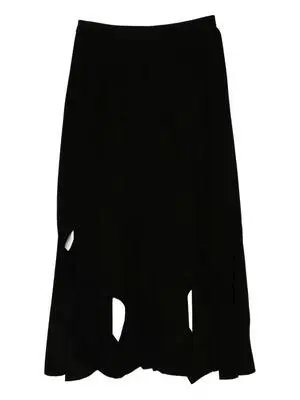 ENFOLD Pleated Midi Skirt