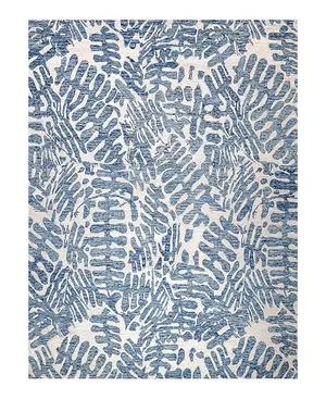 EXQUISITE RUGS Botanica 6813 Area Rug 8'x10 - Blue