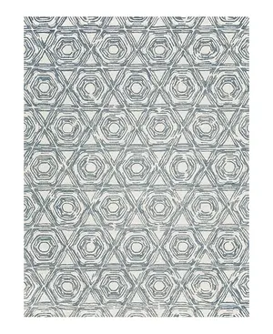 EXQUISITE RUGS Caprice 2708 Area Rug 4'x6 - Blue