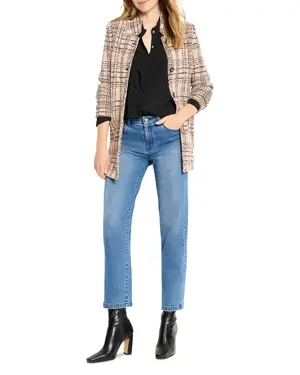 NIC+ZOE Stitchy Plaid Blazer