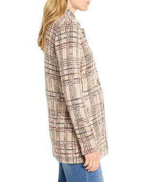 NIC+ZOE Stitchy Plaid Blazer