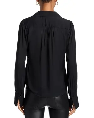 Paige Camu Shirt - Black