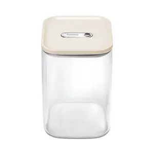 CARAWAY 4.3 Qt Glass Container - Cream