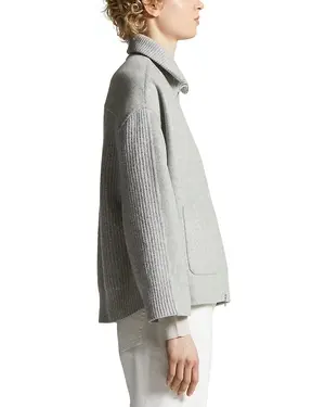 Peserico Mock Neck Coat