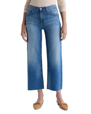Women's Cropped Wide Leg Jeans