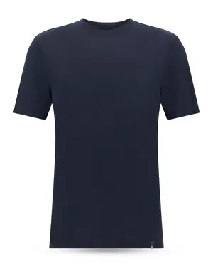 Boggi Milano Mixed Tee Exclusive - Navy Blue