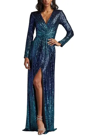 Tadashi Shoji Ansel Sequin Gown