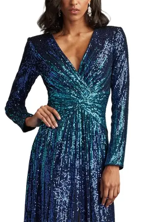 Tadashi Shoji Ansel Sequin Gown