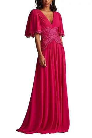 Tadashi Shoji Blouson Sleeve Gowns