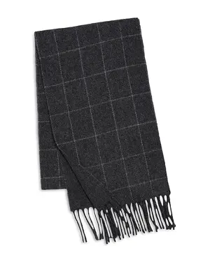 Ralph Lauren Cashmere & Wool Scarf - Charcoal/ Grey