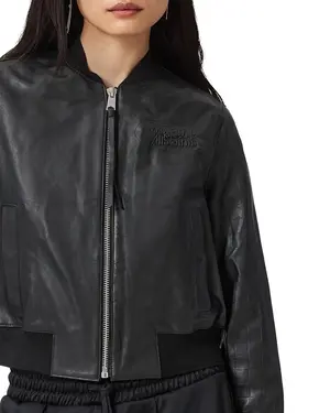 ALLSAINTS Orten Leather Bomber Jacket
