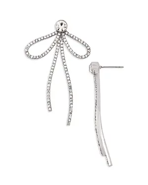 Baublebar Madeline Bow Earrings Clear