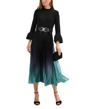 PHASE EIGHT Meloni Ombre Midi Dress